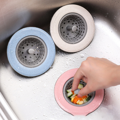 Silicone Bathroom Sink Drains Bathtub Plugs Strainers Sewer
