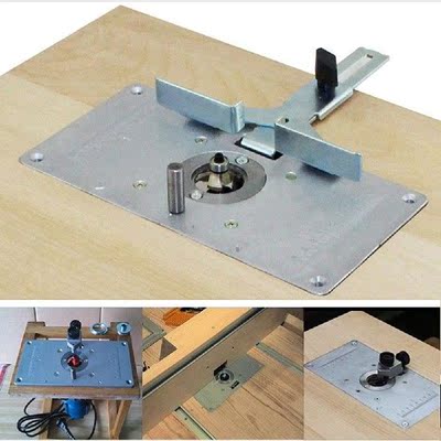 Woodworking Router Table Insert Plate Benches Aluminium