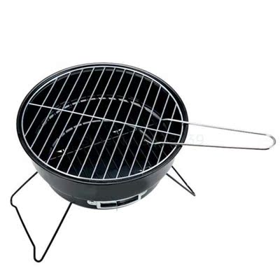 Outdoor folding portable mini barbecue charcoal stainless