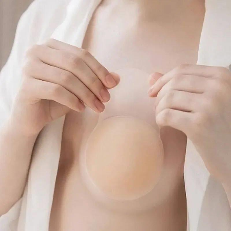 1Pairs Silicone Nipple Cover Lift Up Bra Sticker Adhesive In