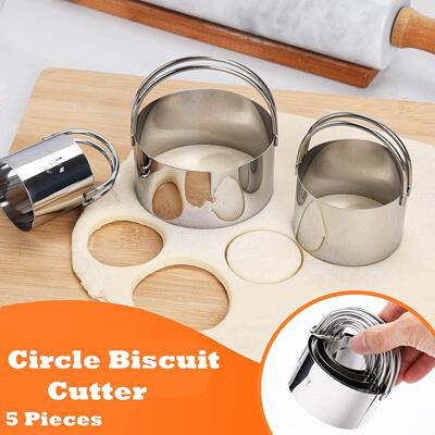 Circle Biscuit Cutter Round Cookie Tool Baking Pastry