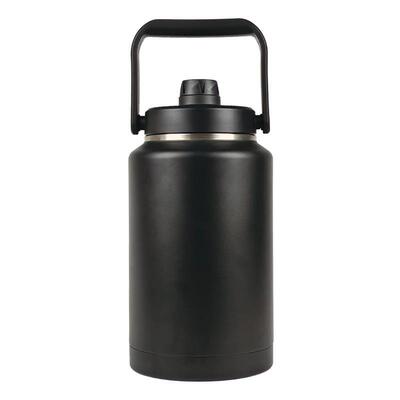 新款304不锈钢保温壶128oz大容量水壶户外旅游便携手提保温加仑壶