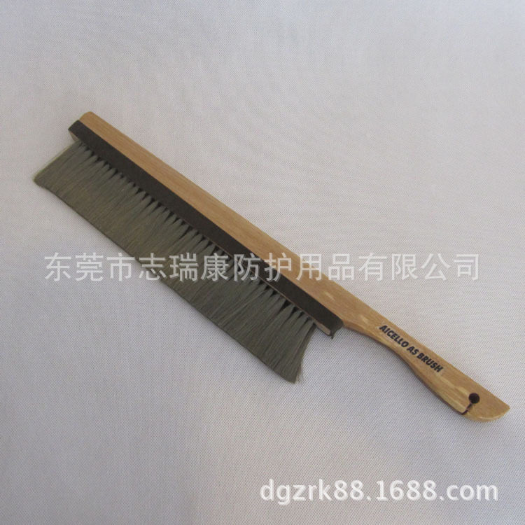 东莞防静电毛刷生产厂家 工业直柄除尘软毛刷 电子静电羊毛刷
