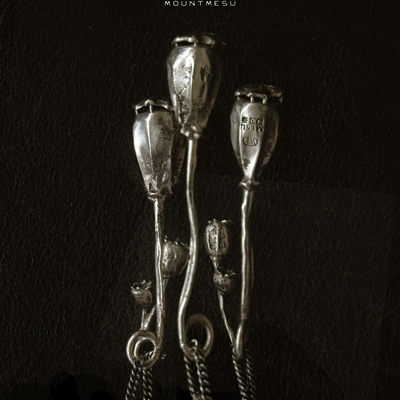 MOUNTMESU Silverpoppy Necklace '罂粟' 吊坠 银饰 先锋