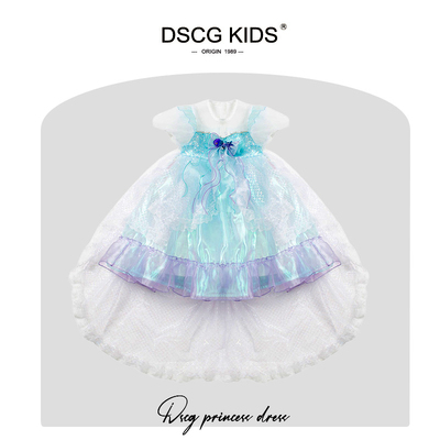 【品牌】美人鱼公主裙女童洛丽塔