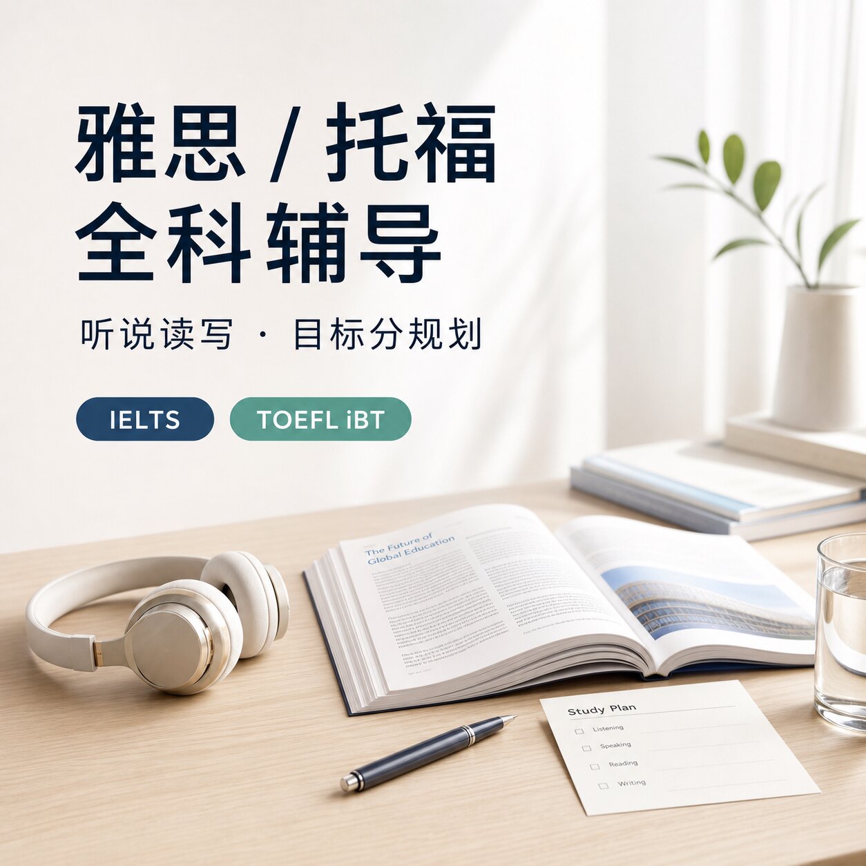 雅思托福辅导IELTS TOEFL iBT听说读写口语写作阅读语言考试备考