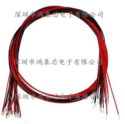 0402/0603/0805/1206贴片LED灯珠带线5V12V信号灯模型发光二极管