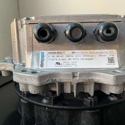 维修EBM风机，R3G630-RB32-77，成色非常好，议价