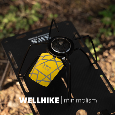 WELLHIKE户外SWS蜘蛛炉 露营防风炉头大功率钛卡式炉 soto310配件