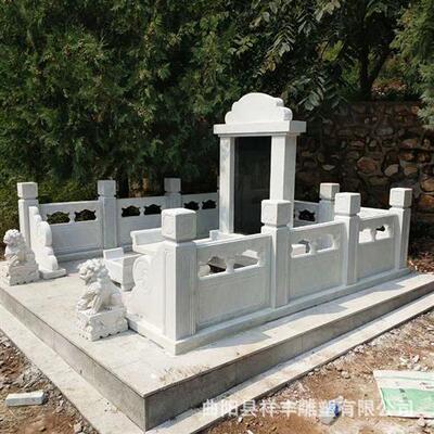 墓碑石雕大理石花岗岩石雕供桌公墓陵园组合墓碑纪念碑厂家供应批