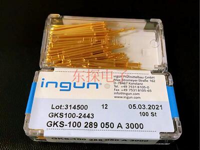 1.36INGUN英钢探针GKS100 289 050A2000/A3000 三叉头测试针高品