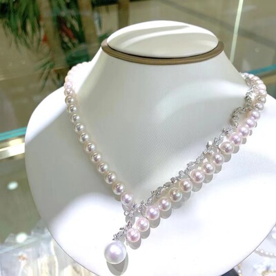 澳白钻石项链 奢华高级的设计，2.86ct的钻石 上身就是女神的存在