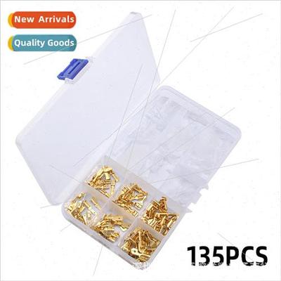 135PCS Gold lver Cold Pressed Reed Inserts 2.8 4.8 6.3mm Ter