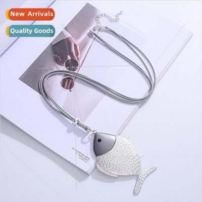 Necklace Europe Hundred Belly Fish Sweater Chain Long Neckla