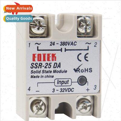 ngle-phase SSR-25DA DC solid state relay to control AC norma