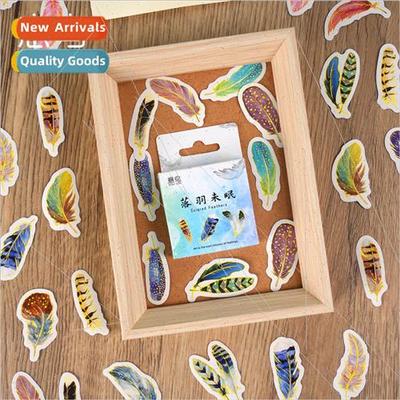 Falling Feathers Unsleeping Box Set Stickers Vintage Feather