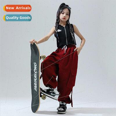 Jazz Dance Costume  Cool Funky jazz Children Dopamine Color