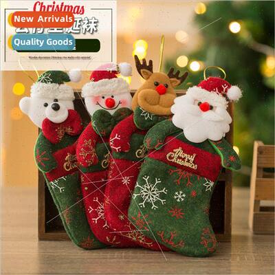 Christmas costume doll Christmas socks Santa Claus snowman c