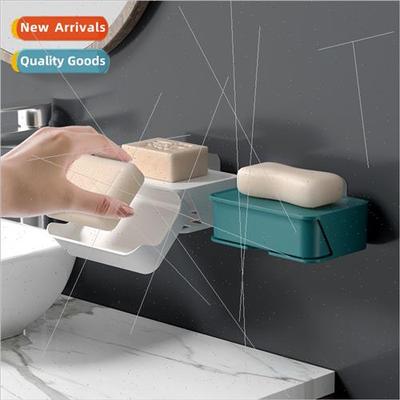 No punch new drawer soap box wall mounted soap box suction c
