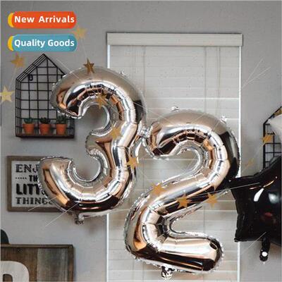 Introducing new 32 inch large silver aluminum foil number ba