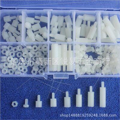 180PCS Nylon Screw Set Black Whe M3 Nylon Screws Box 160 pcs