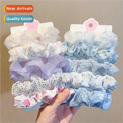 Korea sausage hair btie headbfemale fabric cute hair rope pi