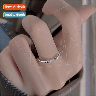 Drilling bamboo ring Chinese exquise inving good luck rising