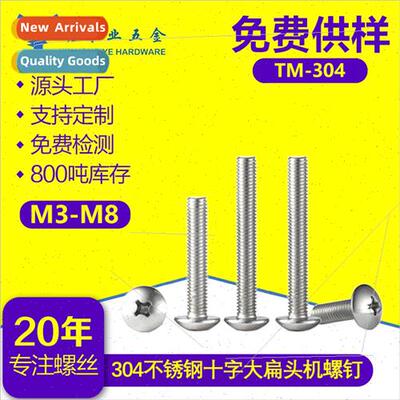 304 TM M3-M8 cross recessed large flat head screws umbrella