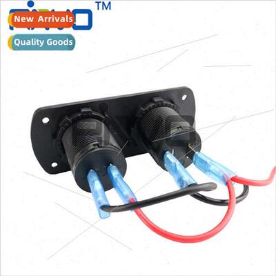 Dual-hole combination 12V-24V automobile  modification unive
