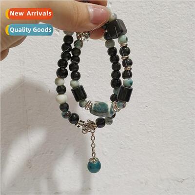 Ceramic Beaded Bracelet Women Exotic Ethnic Vintage Strings