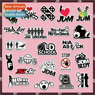 50 Japan JDM stickers waterproDIY helmet bike motorcycle lug