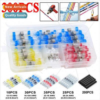 300 400 500PCS WaterproSolder Ring Heat Shrinkable Medium Tu