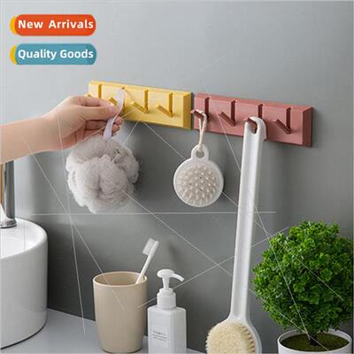 Creative -punching -marking wall hooks four hooks key hanger
