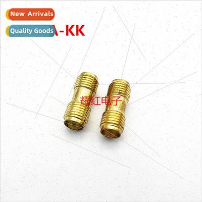 Copper gold-plated SMA-KK double pass high frequency equipme