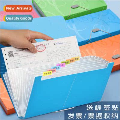 B6 bill organizer bag bill invoice organizer god 13 layer or