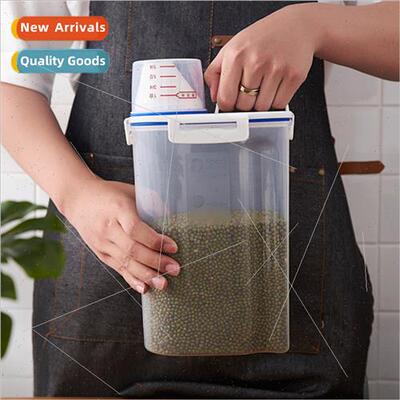 Creative handheld storage grains cans thickened sealed rice