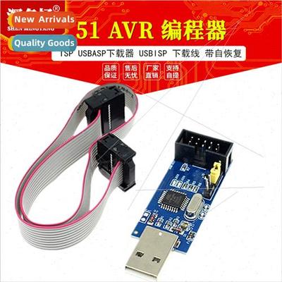 51 AVR Programmer ISP USBASP Downloader USBISP Download Cabl