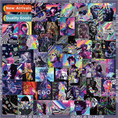 50 sheets dream aesthetic art waterprostickers decorative ha