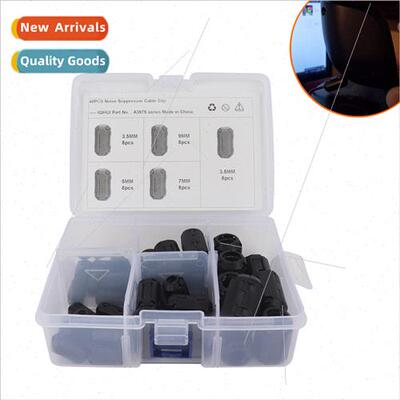Anti-interference degaussing ring wh magnetic core; clip-on