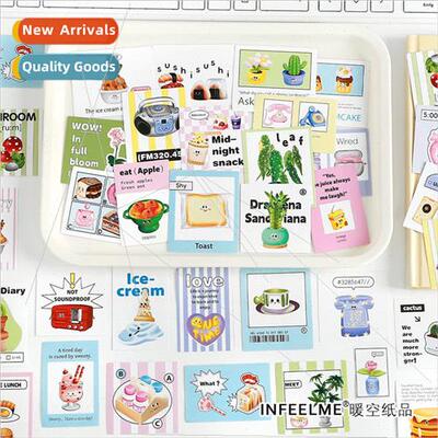 Cute head stickers sticker pack plant handbook diy decoratio