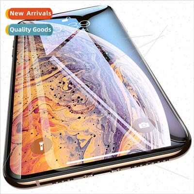 适用iPhone xs max tempered glass film full screen tempered f