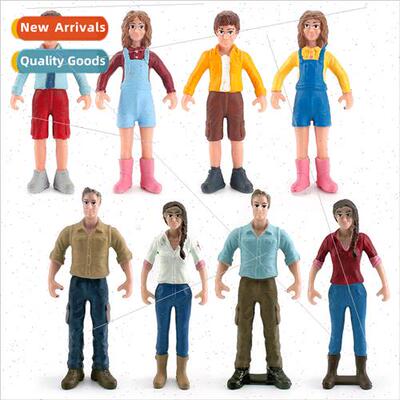 Boys girls dolls model children static hand-doing sandbox or
