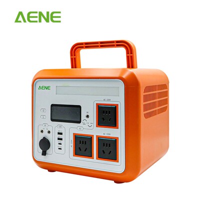 AENE 驾1源500W便携户外电 大容量HMR快充手机电自户外储备电脑源
