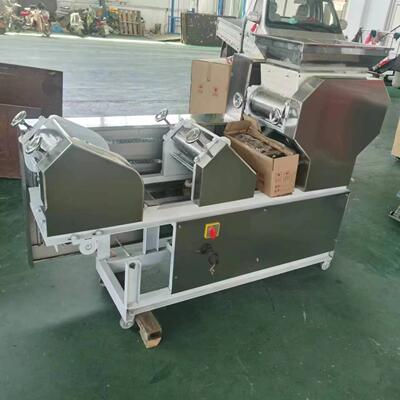 55530皮型面全条机 商用刀削面鸡牛肉板面压面机 自动爬杆叠蛋挂