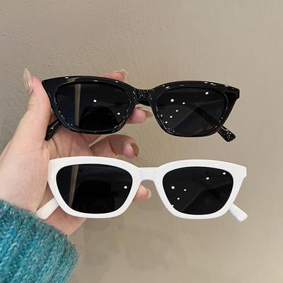 LP眼镜王嘉尔同款墨镜扁方框眼镜潮男个性复古圆脸街拍太阳镜酷女