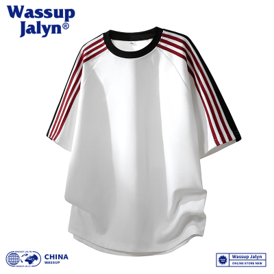 WASSUPJALYN夏季短袖T恤男