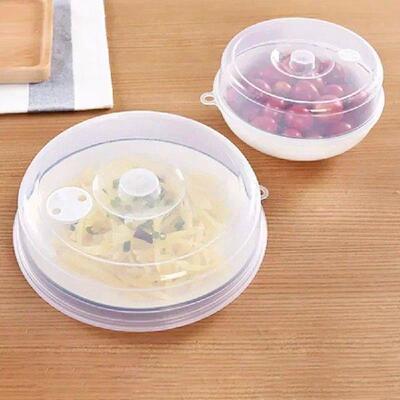 Large Microwave Splatter Cover Lid with Steam Vent Fresh