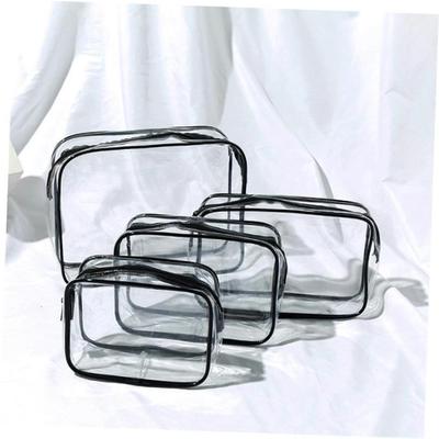PU Travel Storage Bag Cosmetic Makeup Washbag Clear Handbag