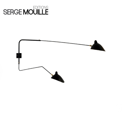 【原装正品】 法国 Serge Mouille| Wall lamp 壁灯 一直臂一弯臂