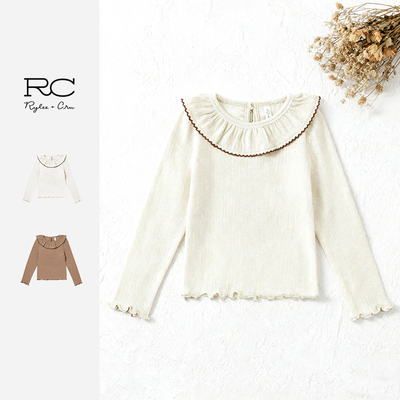 RyleeCru官方正品女童长袖T恤女宝宝上衣打底衫25秋上新